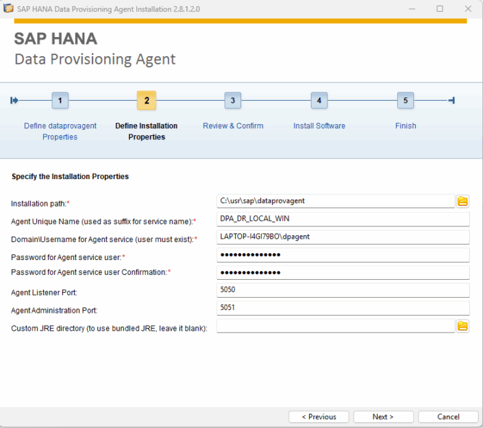 Data Provisioning Agent für SAP Datasphere einrichten – Denis Reis