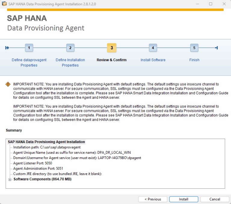 Data Provisioning Agent für SAP Datasphere einrichten – Denis Reis